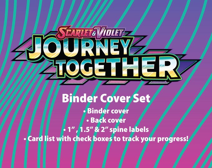 Journey Together Master Set Binder - Etsy