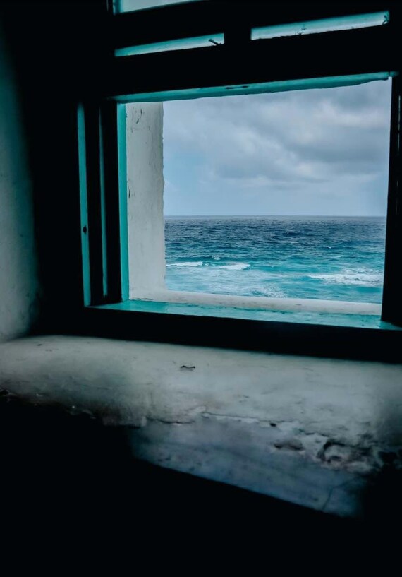 Ocean Through The Lighthouse Window Punta Sur Cozumel | Etsy