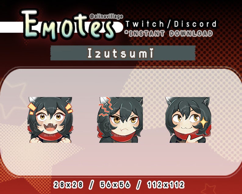 Izutsumi Dungeon Delicious Anime Meme Emotes P2U SET (twitch / Discord ...