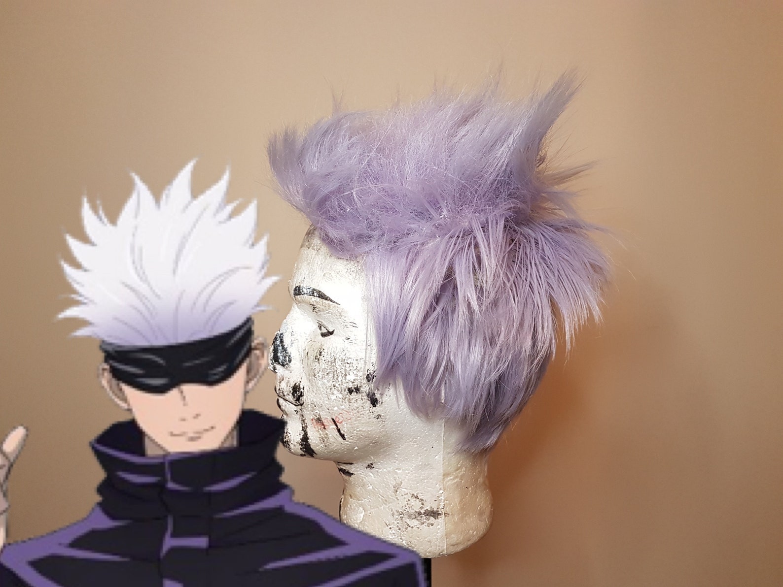 Gojo Satoru Cosplay Wig Jujutsu Kaisen Wig | Etsy