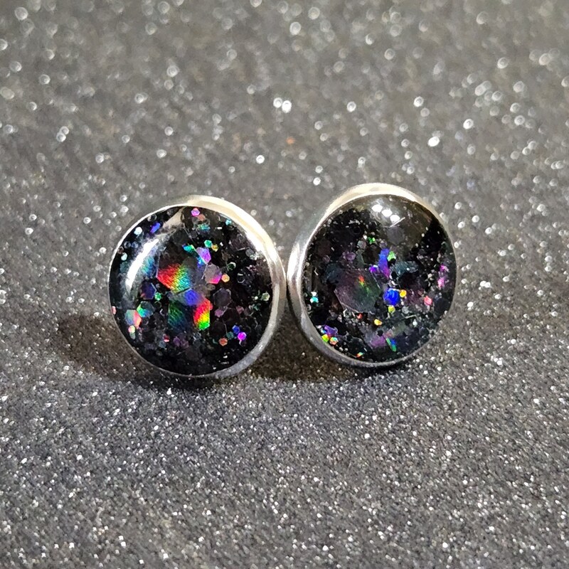 Resin Earrings - Etsy