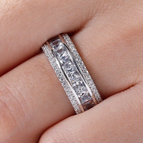 Diamond Wedding Set - Etsy