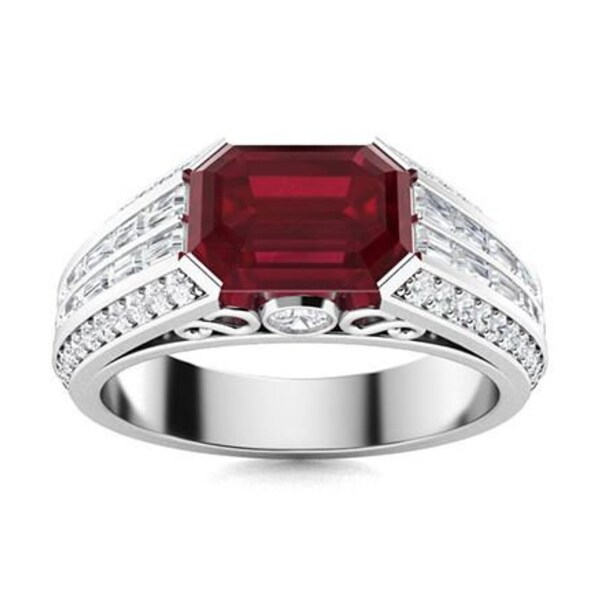 Red Ruby Ring - Etsy