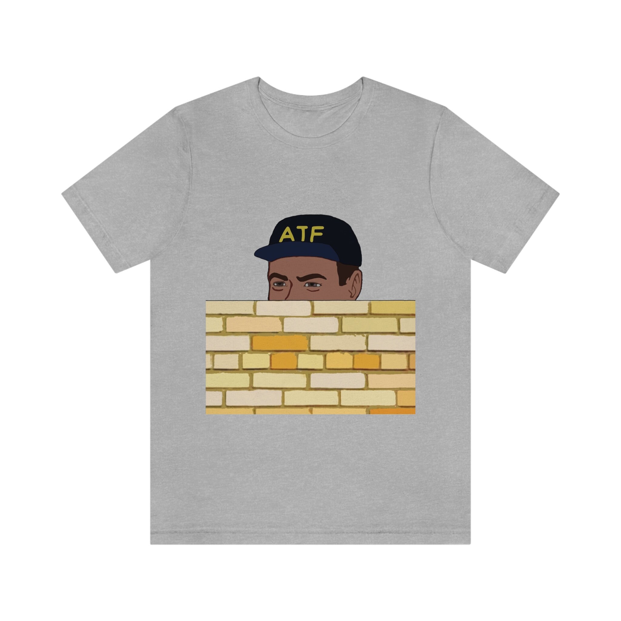 ATF Guy Fence Peeking Meme Gun Rights T-shirt - Etsy