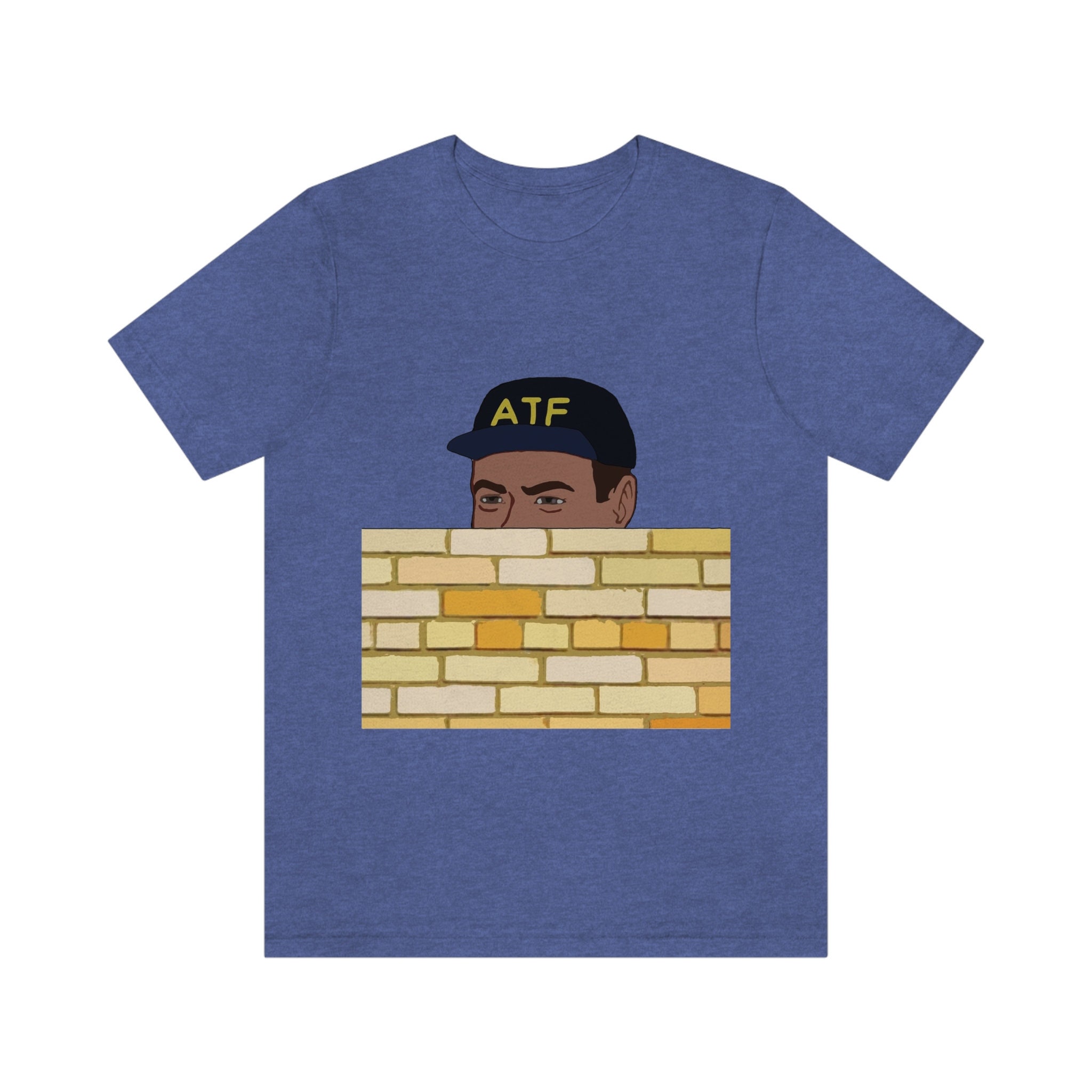 ATF Guy Fence Peeking Meme Gun Rights T-shirt - Etsy