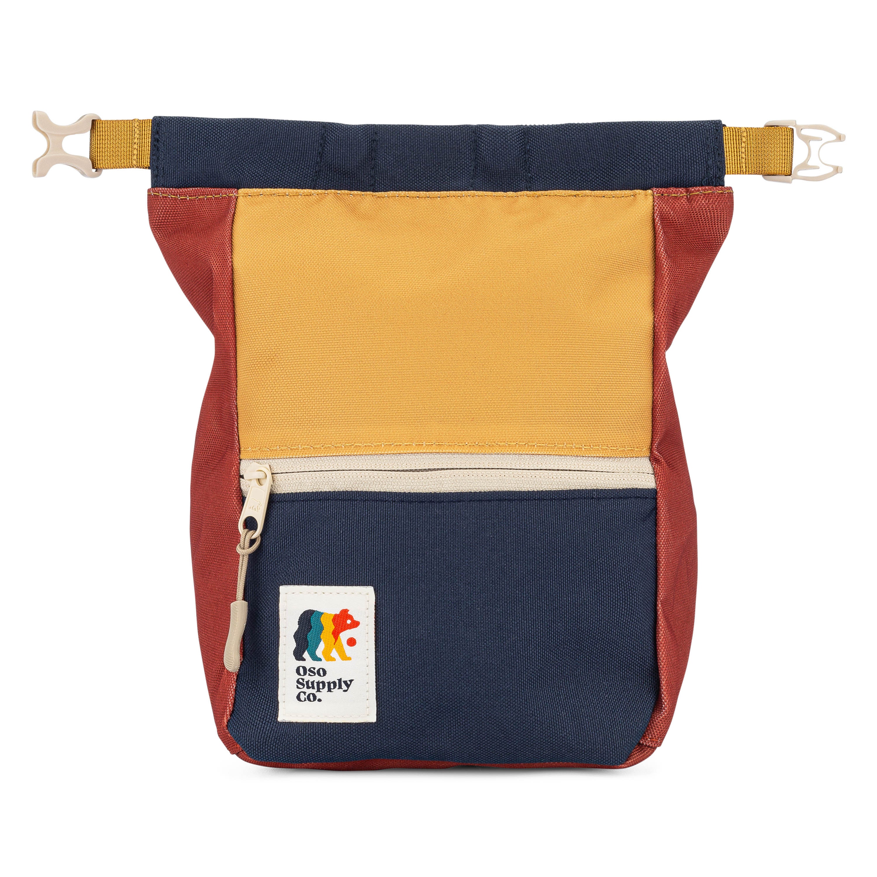 Crux Chalk Bucket – Magnetic Roll Top Rock Climbing Bag, Recycled ...