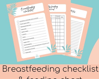 Feeding Checklist - Etsy