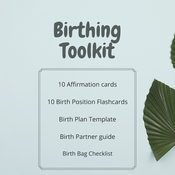 Bundle Birth Position Guide - Etsy