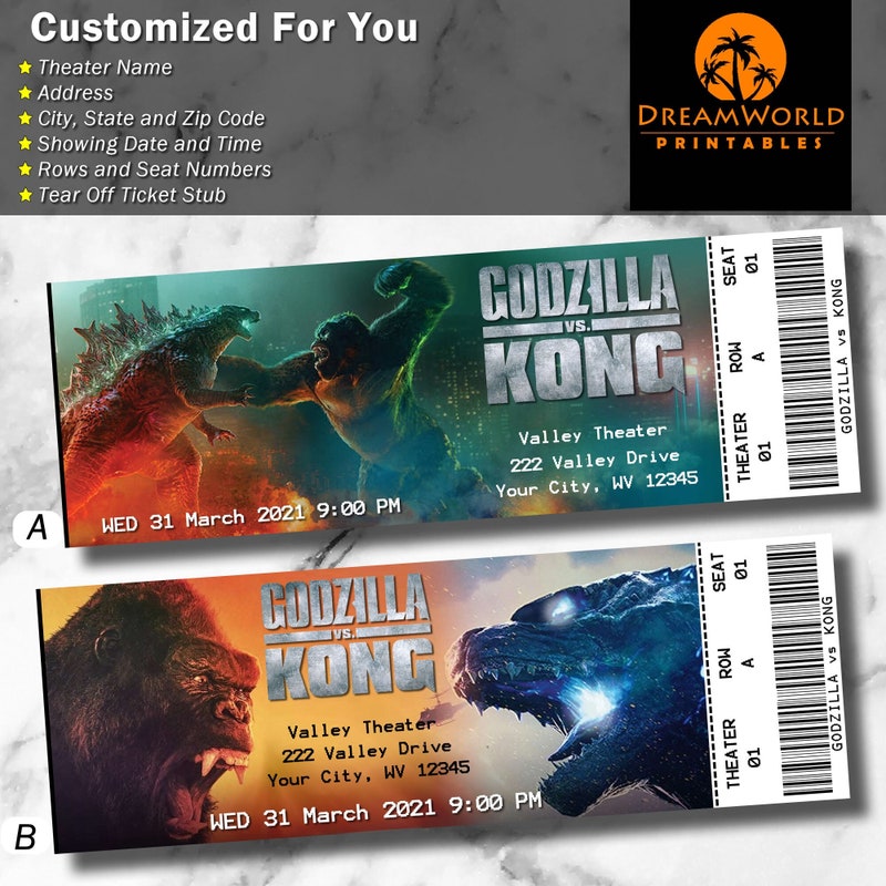 Godzilla Printables - Etsy