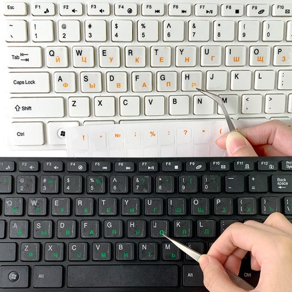 Keyboard Stickers - Etsy