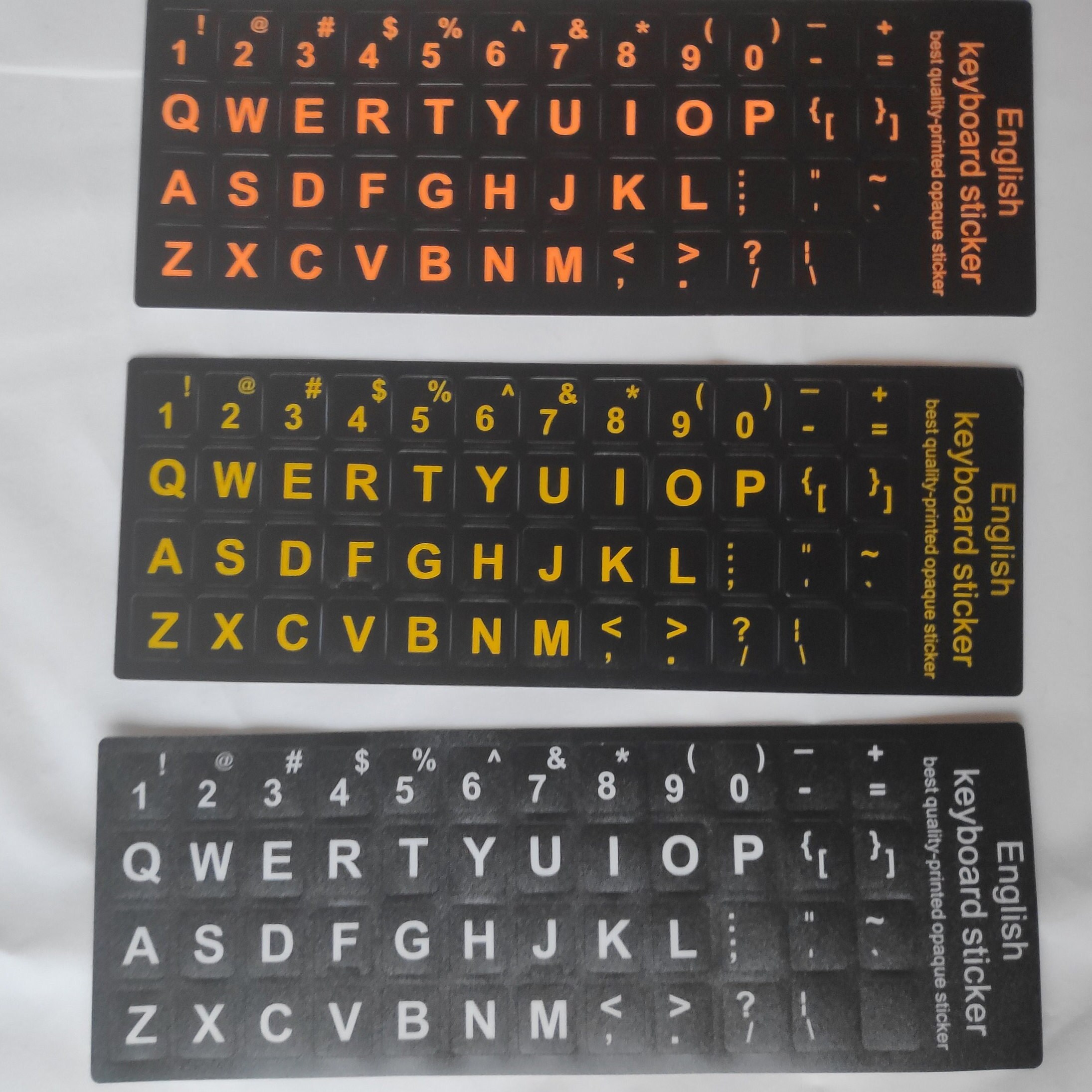 Glow in dark keyboard stickers - Etsy.de