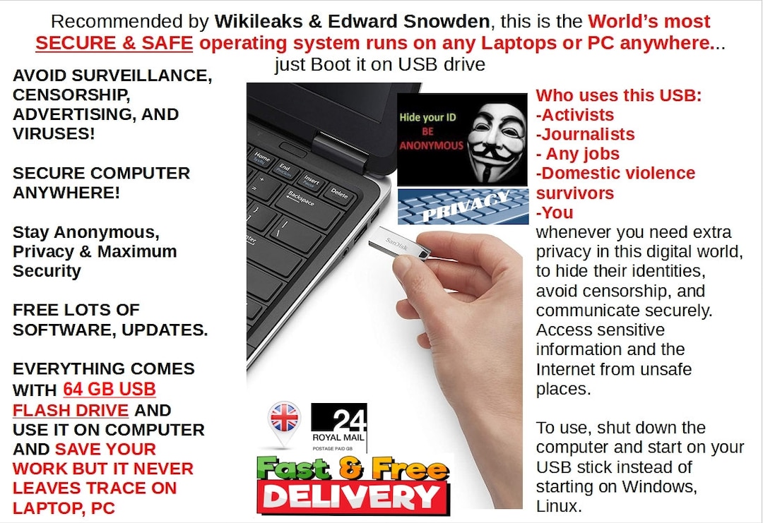 Recommended by Wikileaks & Edward Snowden World's Most Secure OS on the ...