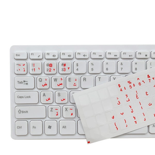 Transparent Arabic Keyboard Stickers - Etsy