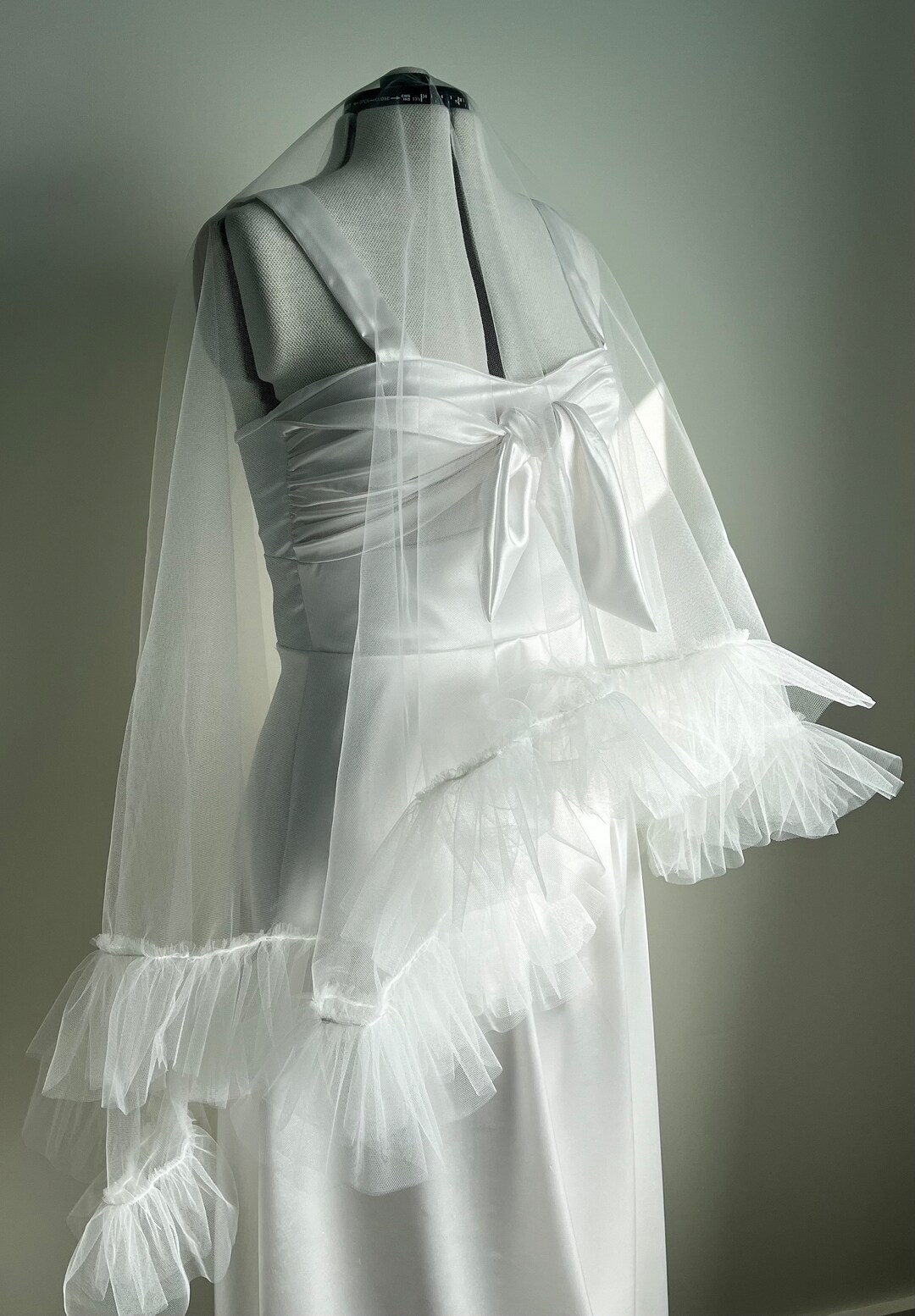 Lily Two Tier Frill Veil/ Bridal Frill Veil/ Wedding Veil - Etsy