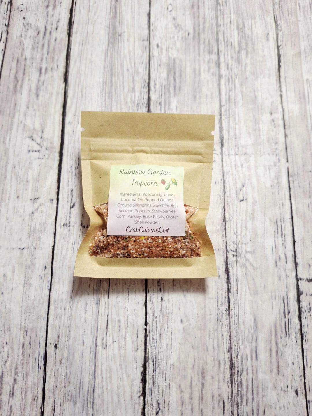 Rainbow Garden - Popcorn Mix - Hermit Crab Food - Homemade ...