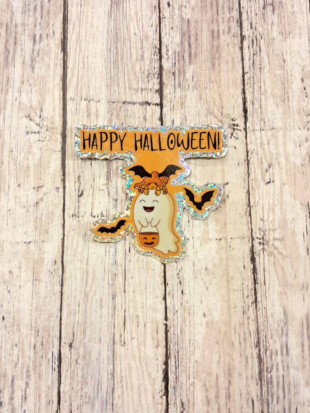 Hermit Crab Bat Halloween Sticker - Crabcuisineco - Hermit Crab Die Cut ...