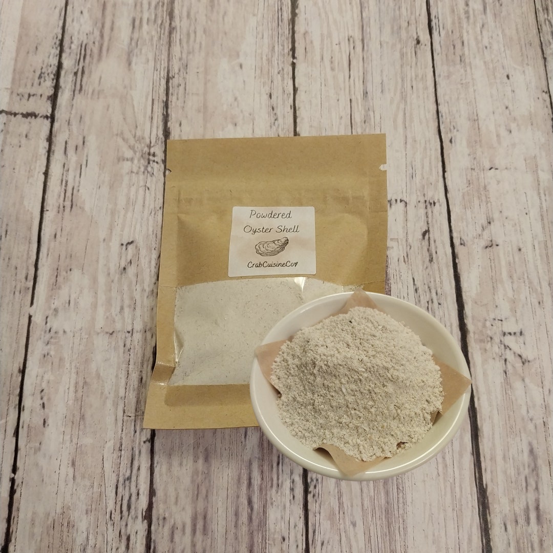 Powdered Oyster Shell - Hermit Crab Food - Calcium - Crabcuisineco - Etsy