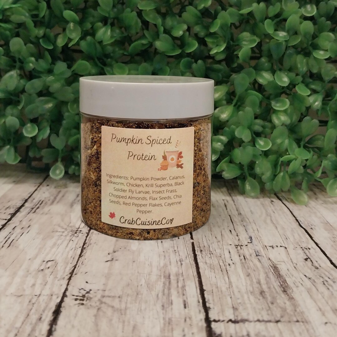 Pumpkin Spiced Protein Hermit Crab Food Protein Mix Jar Mix 4 Ounces by ...