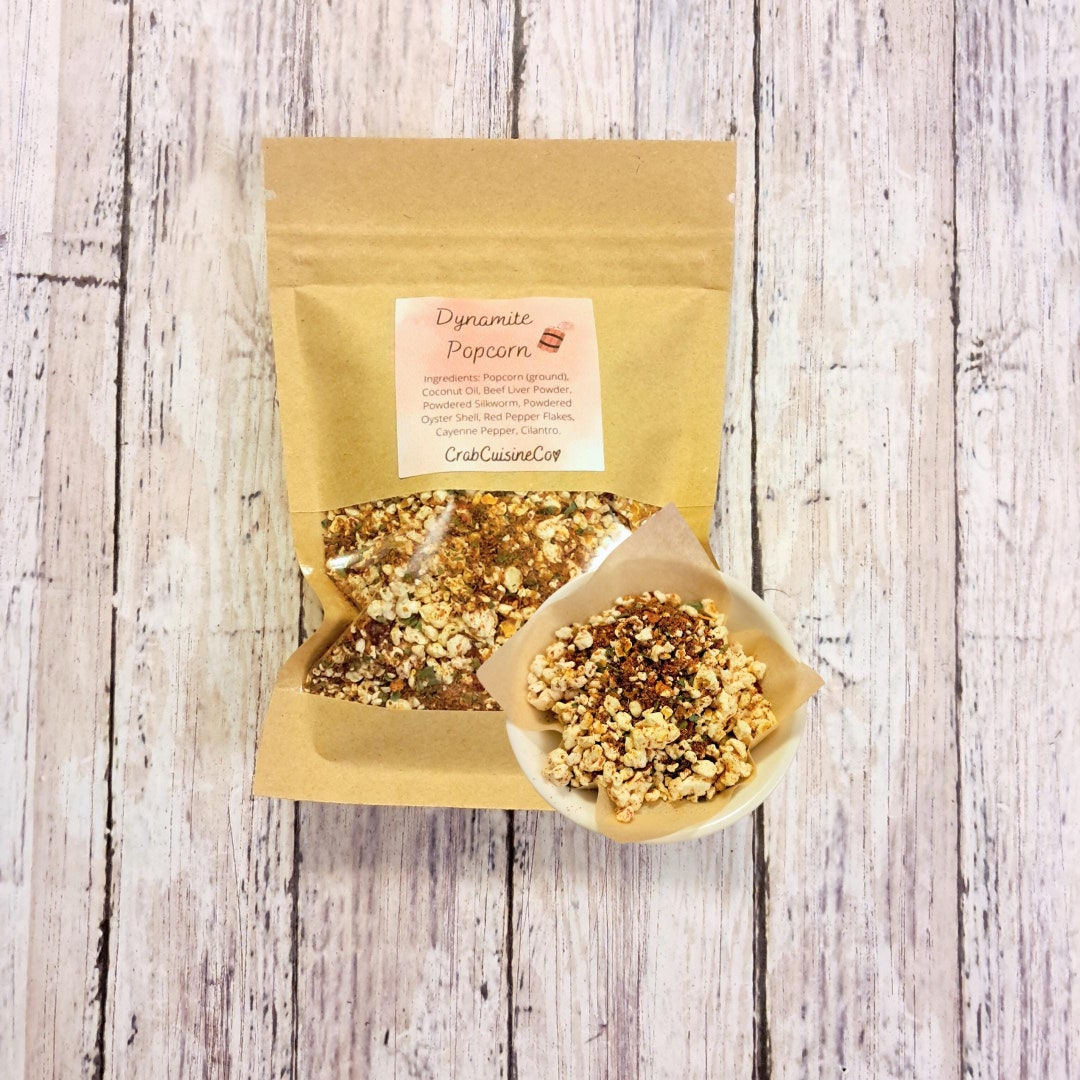 Dynamite Popcorn Hermit Crab Food Homemade Popcorn Mix Crabcuisineco - Etsy