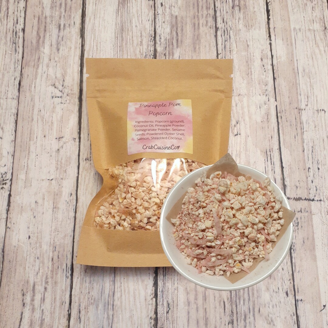 Pineapple Pom Popcorn Hermit Crab Food Popcorn Mix Homemade ...