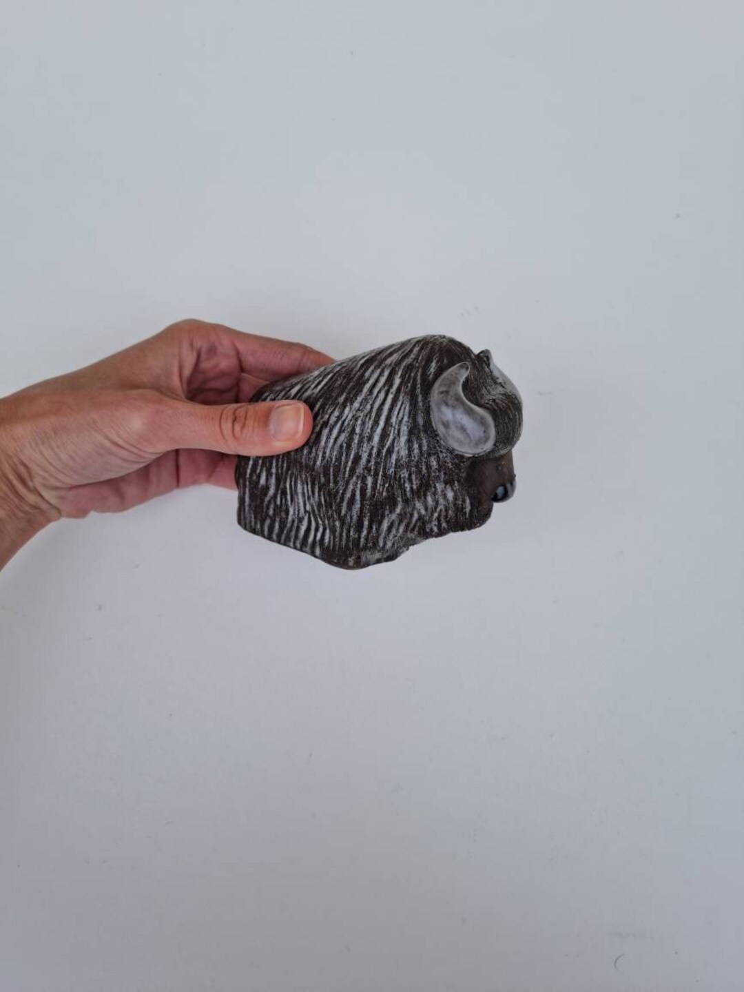 Bison Figurine, Upsala Ekeby Pottery, Ceramic Buffalo, Göran Andersson ...