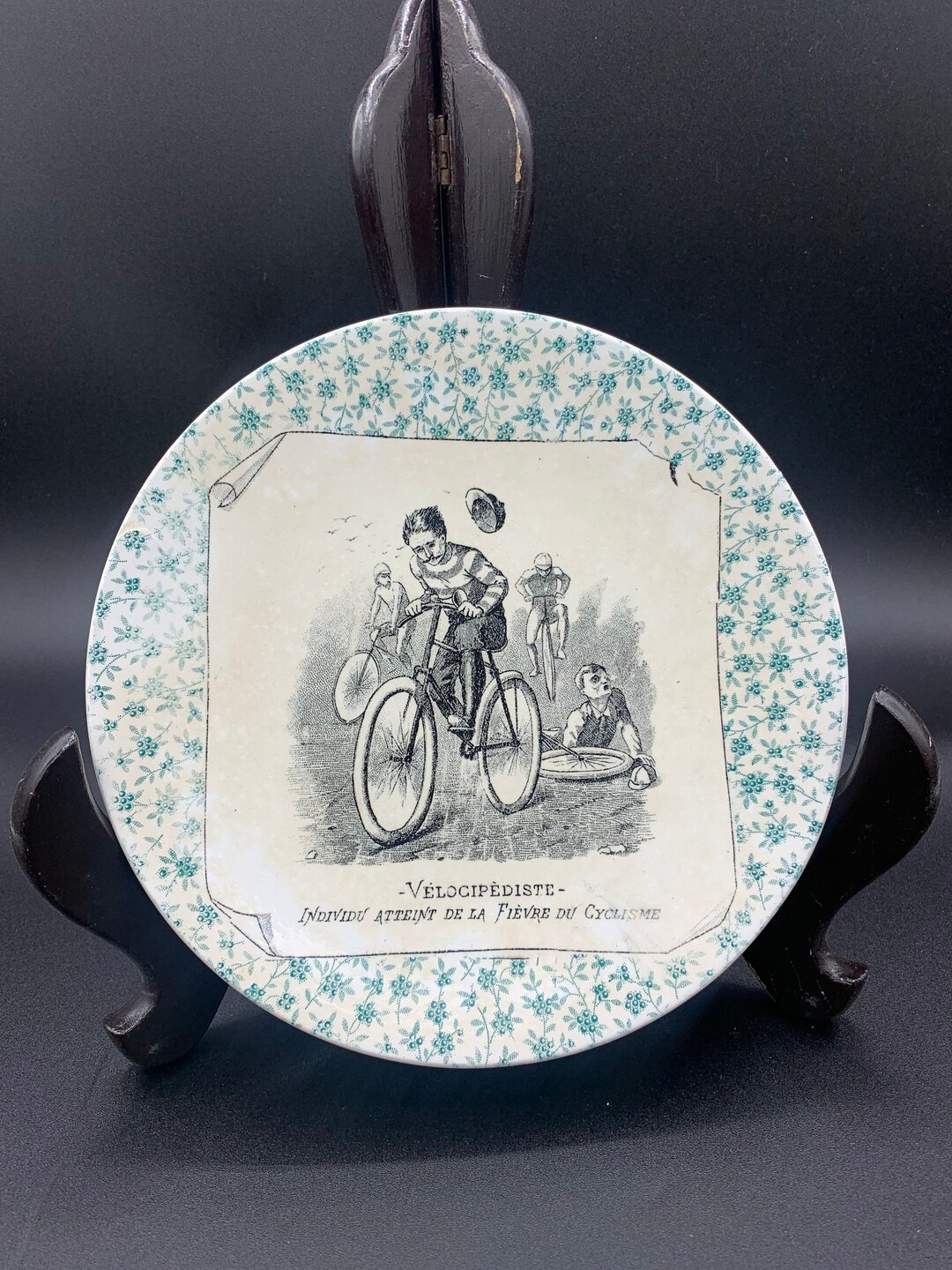 3 Talking Plates Collectible Sarreguemines in Professions Theme Talking ...