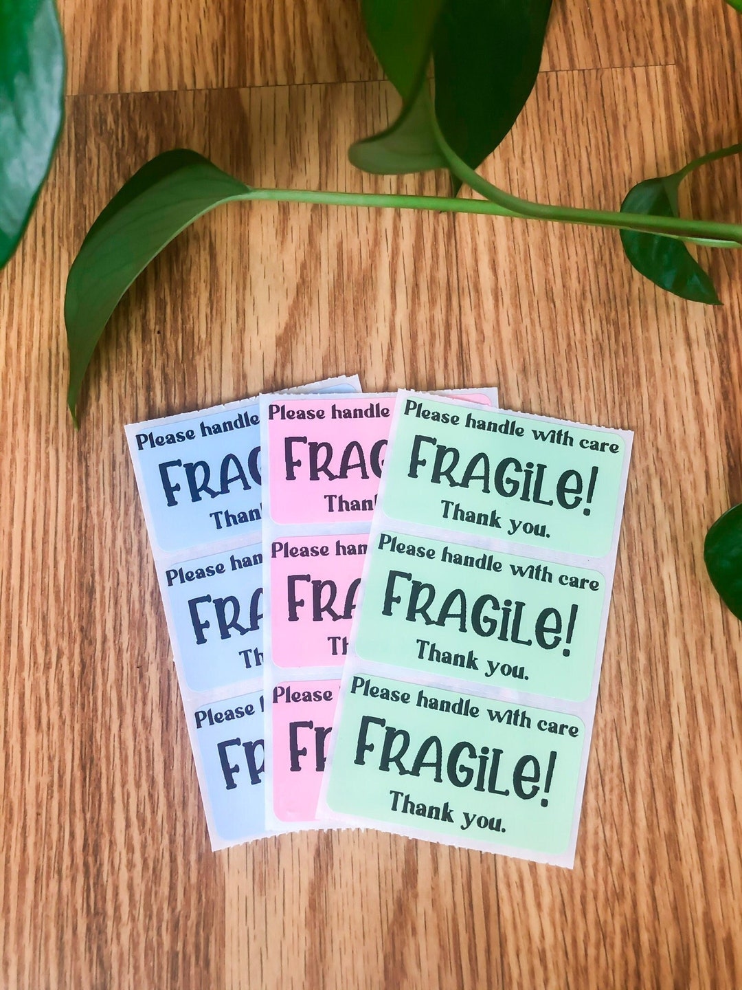 Fragile Packaging Sticker Set Packaging Labels Please Handle With Care ...