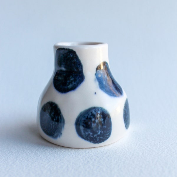 Polka Dot Vase - Etsy