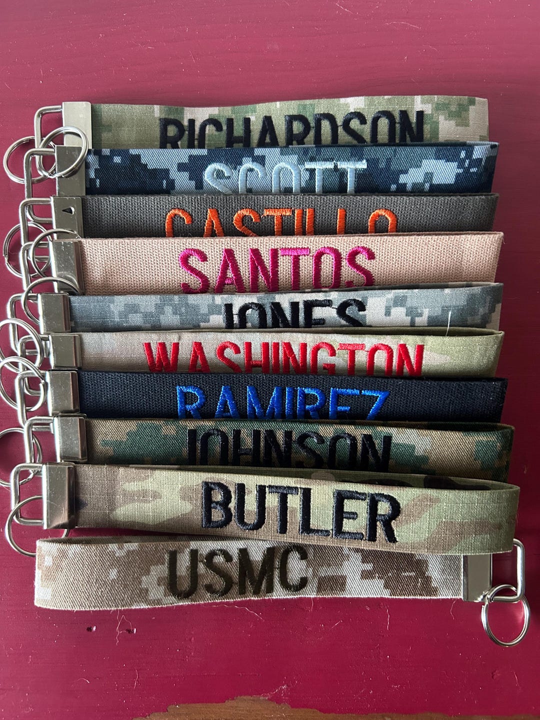 Army, Air Force, Marines, and Navy Keychains - Etsy