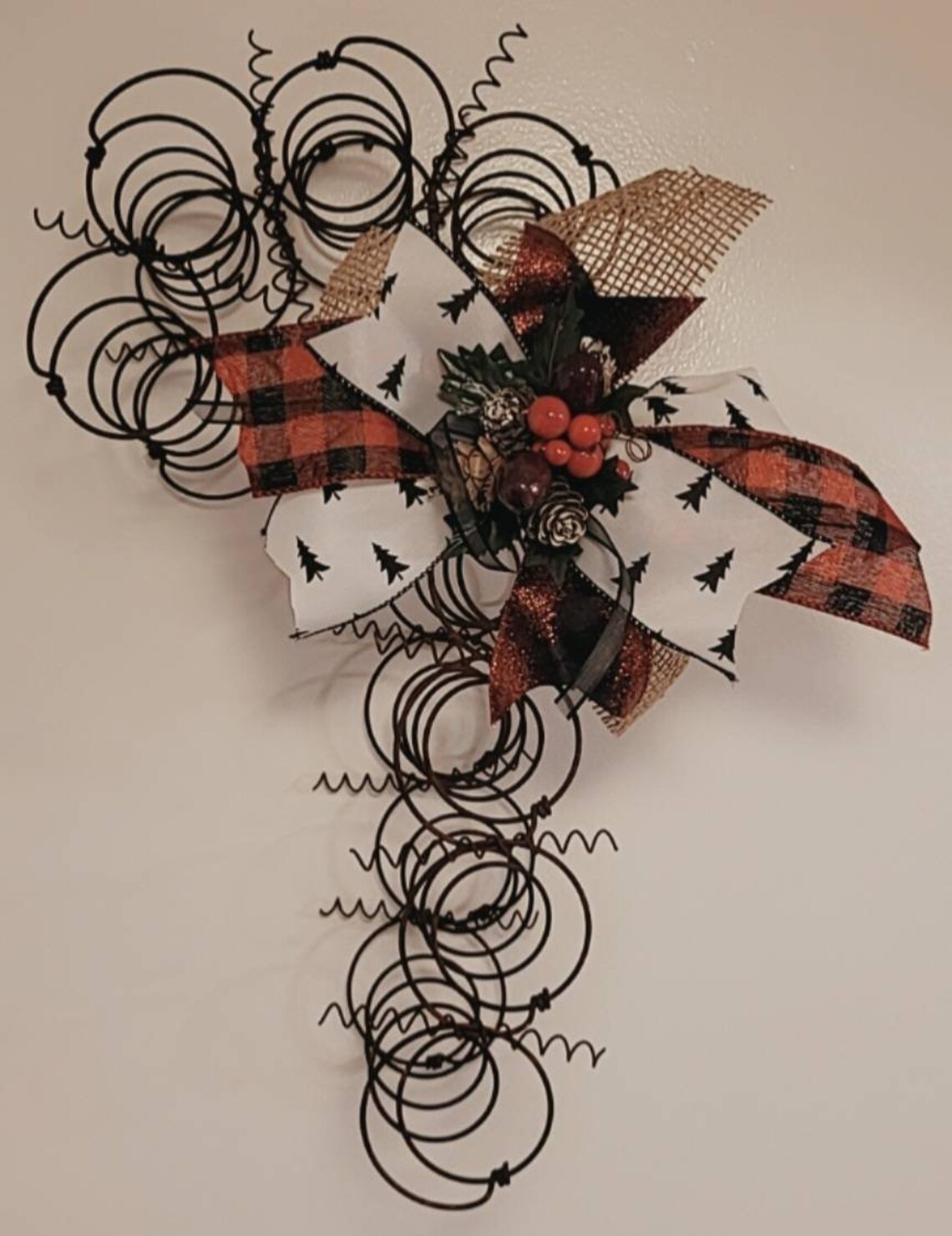 Rusty Candy Cane Decor - Etsy