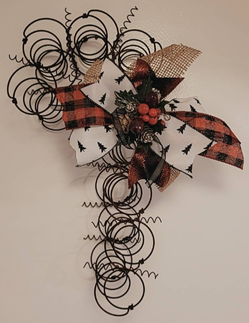 Rusty Candy Cane Decor - Etsy