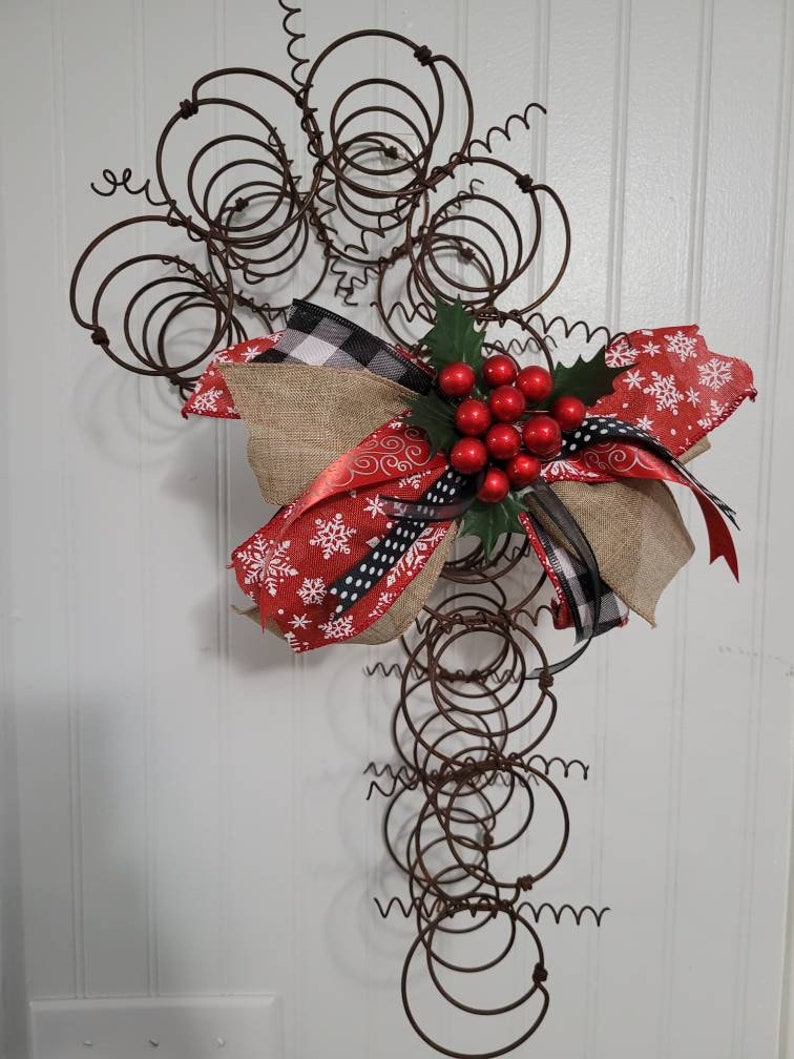 Rusty Candy Cane Decor - Etsy