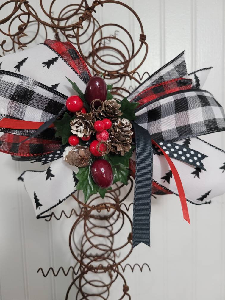 Rusty Candy Cane Decor - Etsy