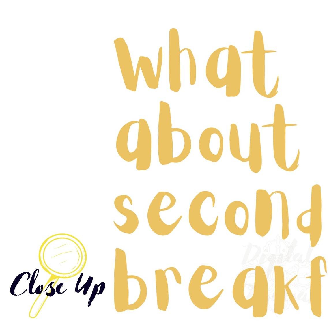 What about second breakfast LOTR Quote Wall Art Tolkien | Etsy