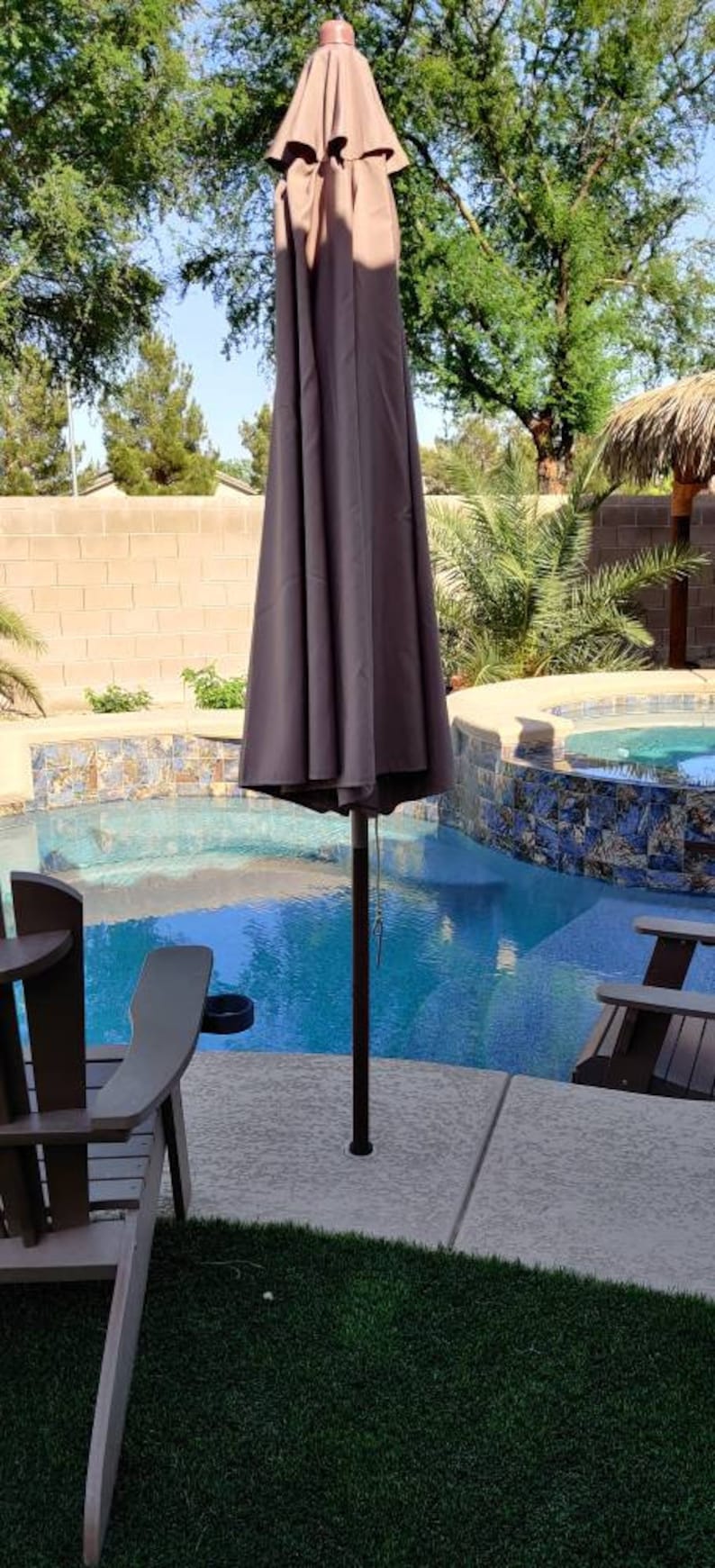 Pool Umbrella Stabilizer Adapter W/ Thumbscrew - Etsy
