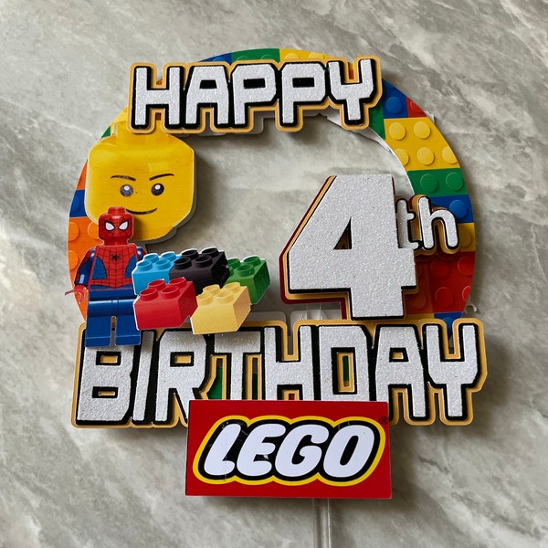 Lego® Cake Topper - Etsy UK