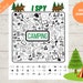 Camping I Spy Game: Kids Summer Activity (digital Download) - Etsy