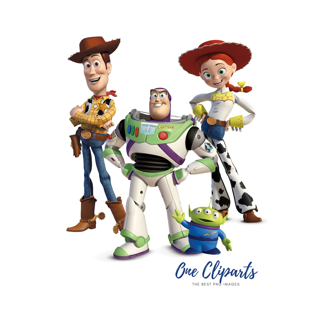Toy Story Clipart PNG, Pixar Clipart - Etsy