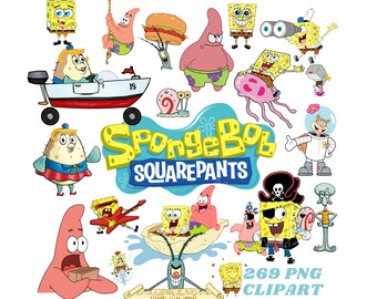 Spongebob Seamless Pattern | Etsy