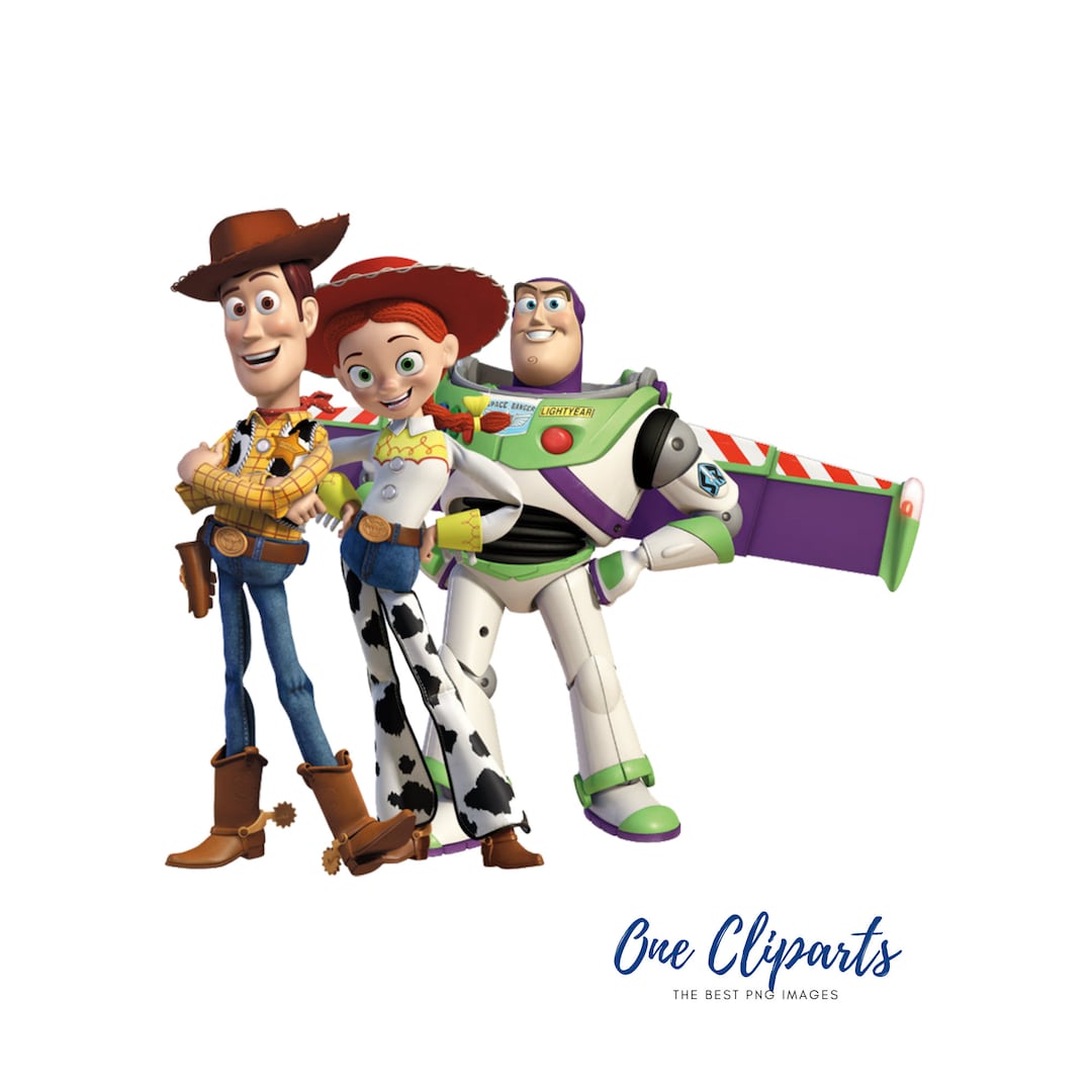 Toy Story Clipart PNG, Pixar Clipart - Etsy