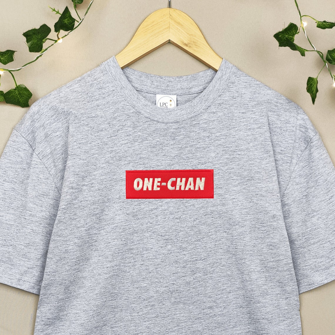 ONE-CHAN T-Shirt Oversize Patch Embroidered in France | Etsy
