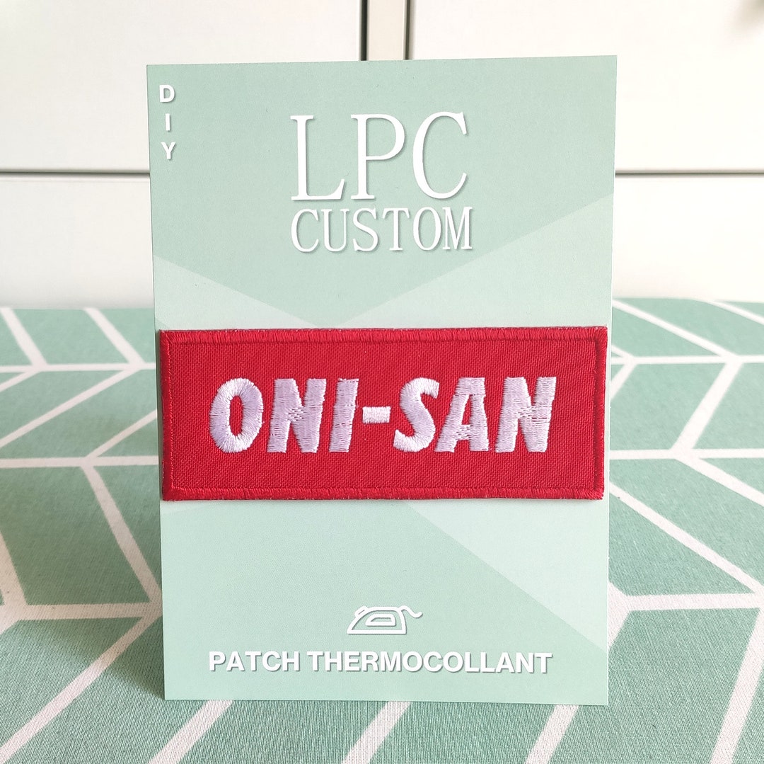 Patch Embroidered in France Oni-san Humor Iron-on Patch - Etsy UK