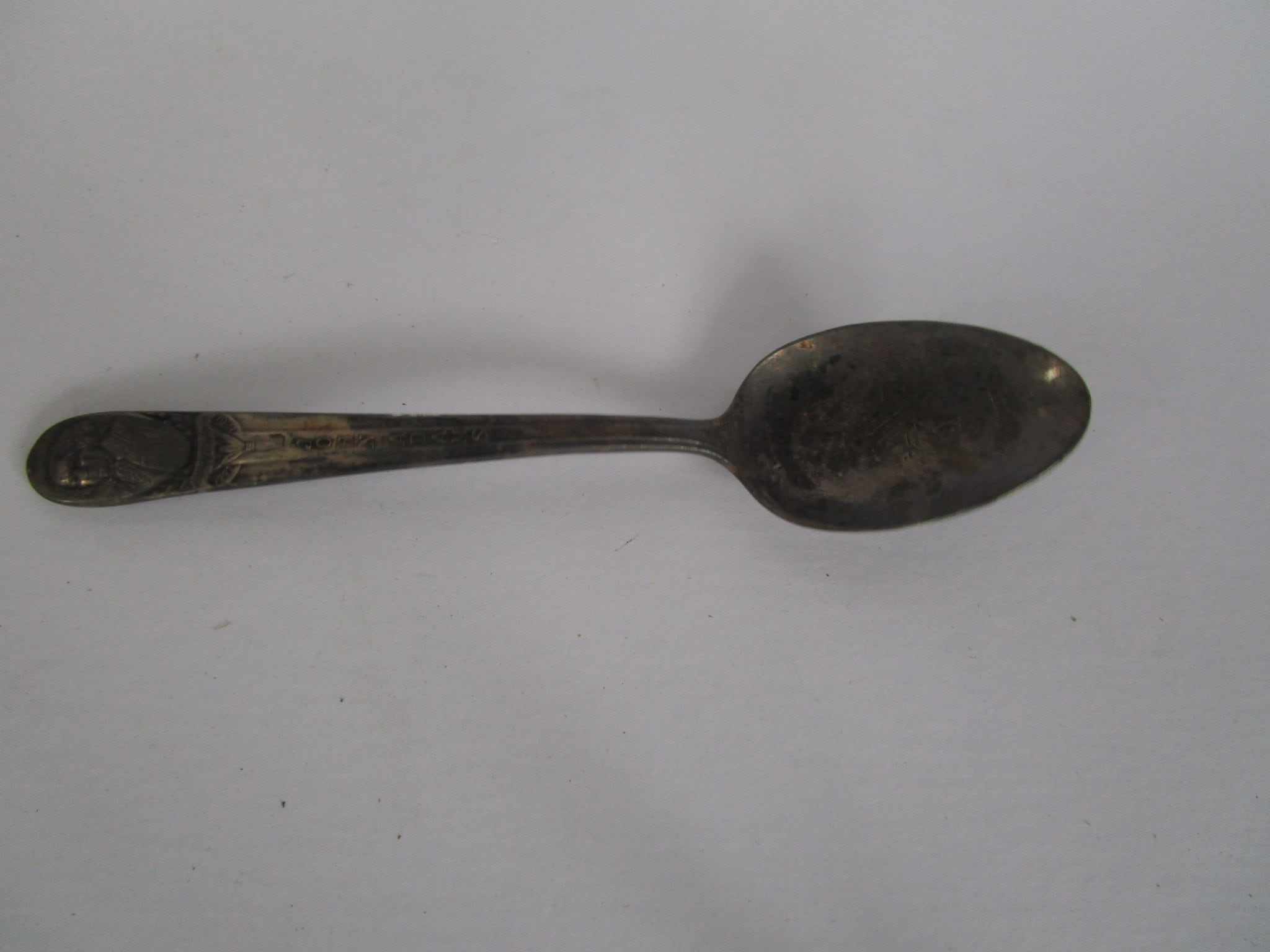 Antique Silver Plate Historical Series Souvenir Spoon John Adams John ...