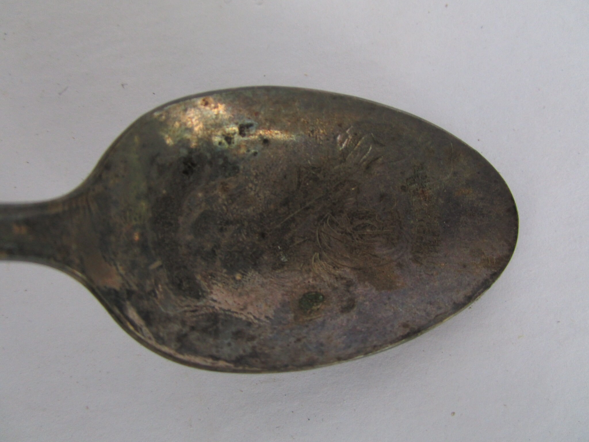 Antique Silver Plate Historical Series Souvenir Spoon John Adams John ...