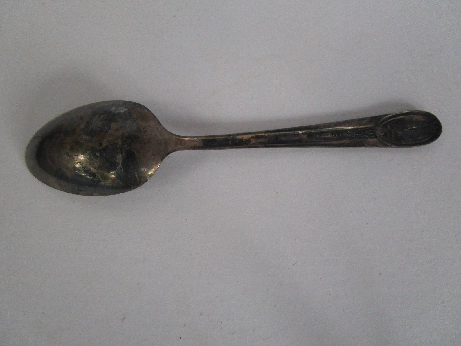 Antique Silver Plate Historical Series Souvenir Spoon John Adams John ...