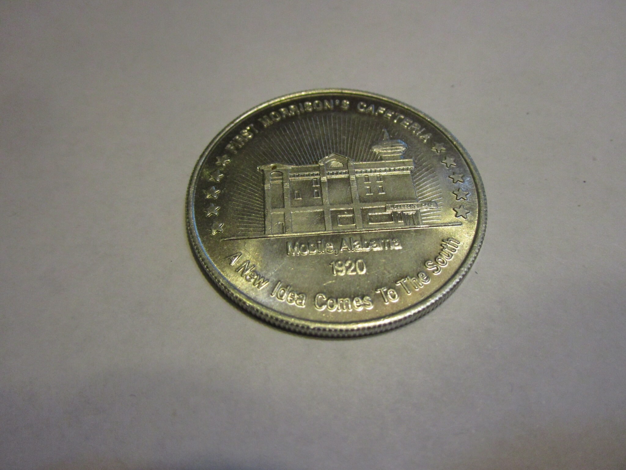 1977 Vintage Morrison's Cafeteria Token Mobile Alabama - Etsy