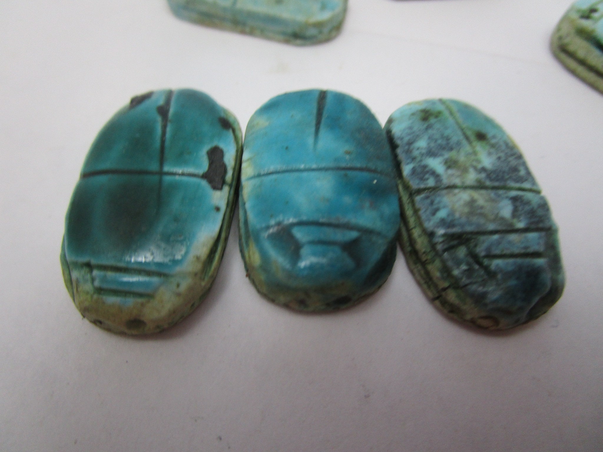 Ancient Antique Egyptian Carved Scarab Stones Lot of 6 - Etsy