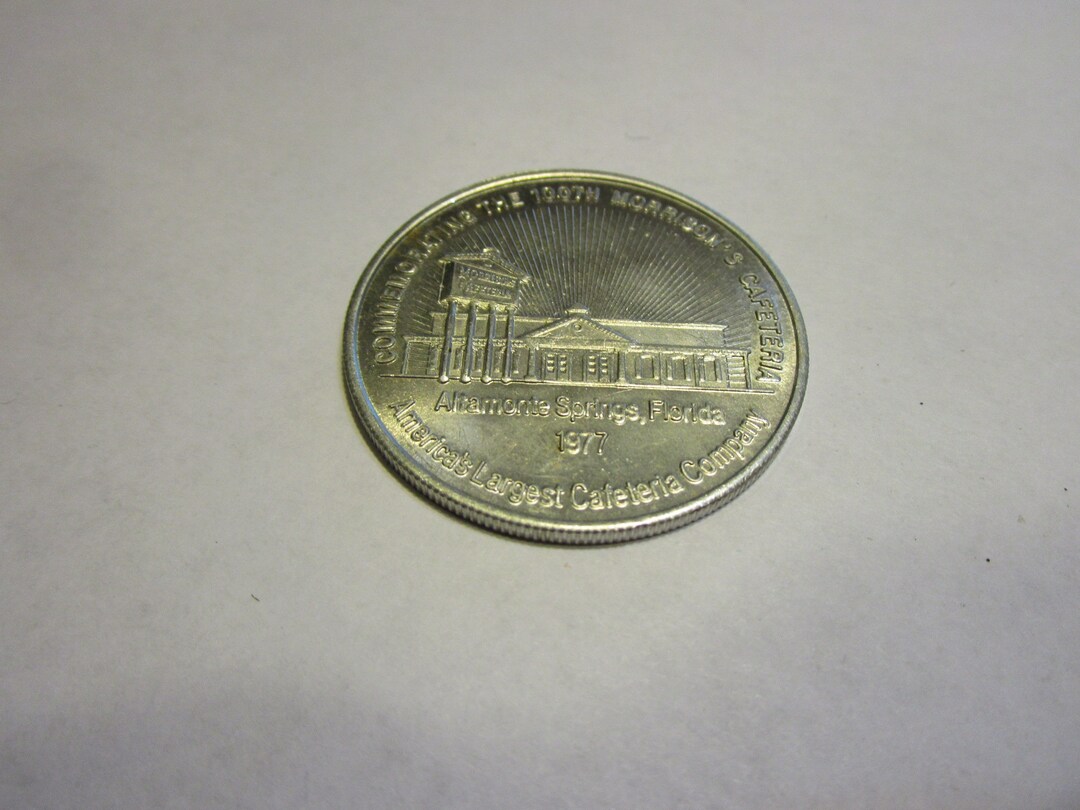 1977 Vintage Morrison's Cafeteria Token Mobile Alabama - Etsy