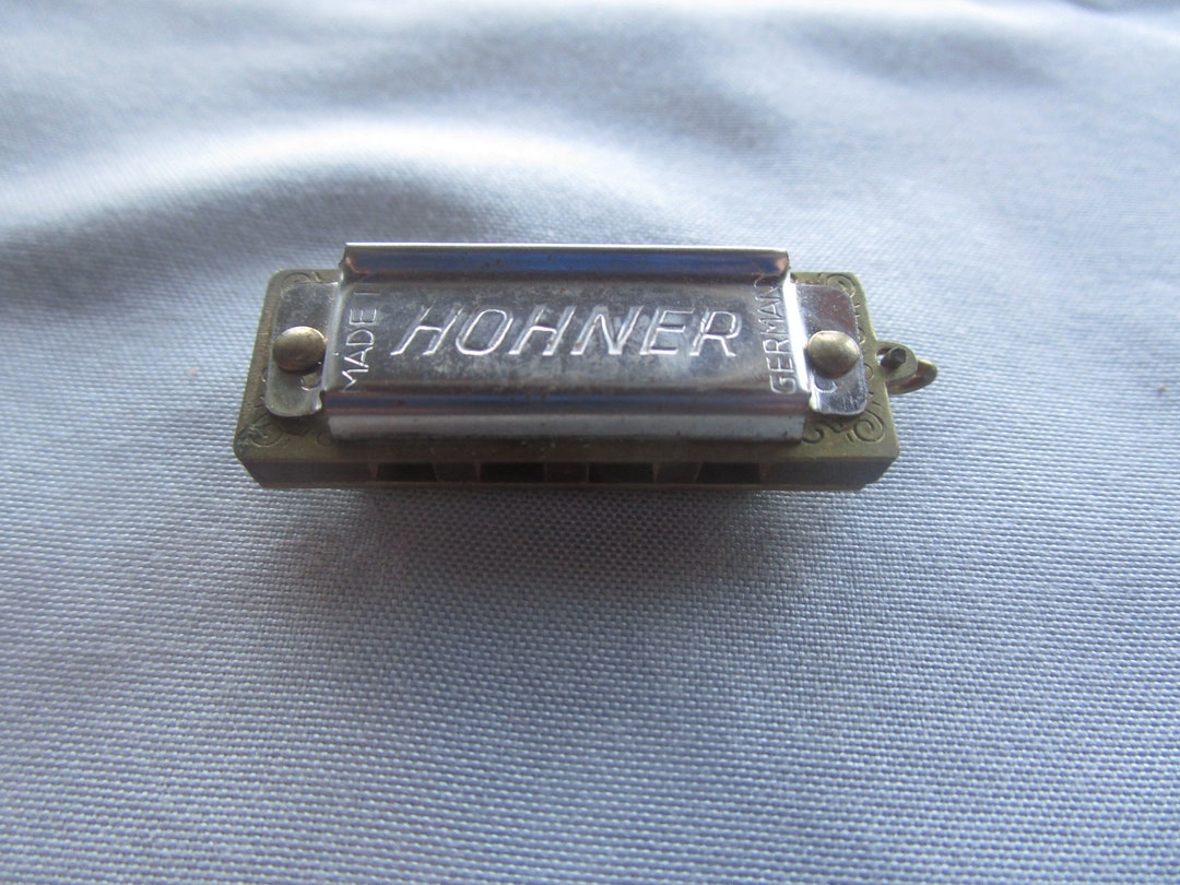 Antique Miniature Hohner Harmonica Keychain Working - Etsy