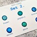 DOT CARD SET 2 Metallic Watercolor, Stationery for Scraper, Rock ...